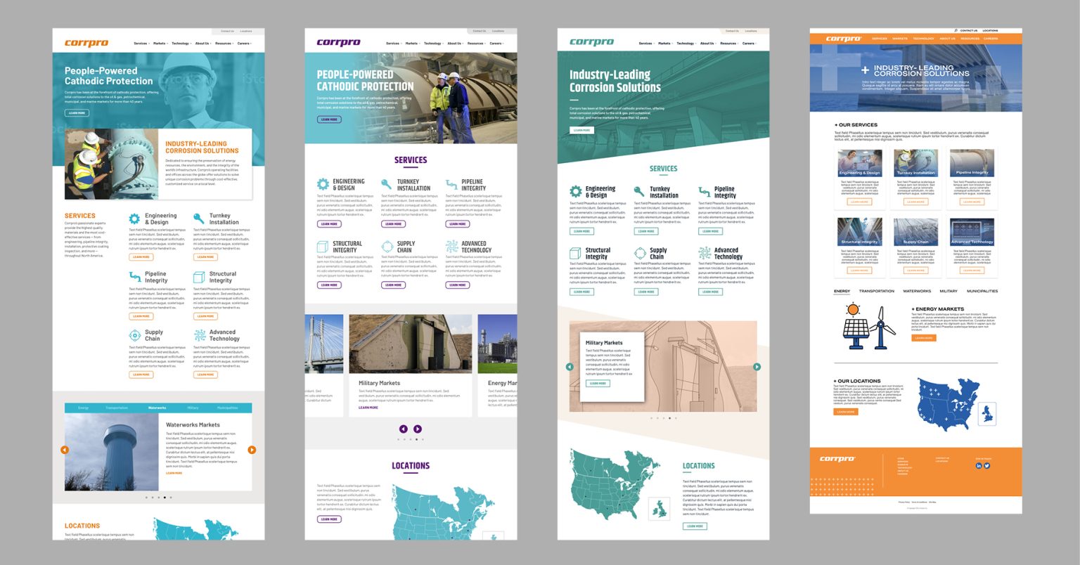 Website Design Captures the Essence of Corrpro's Vision | OBATA